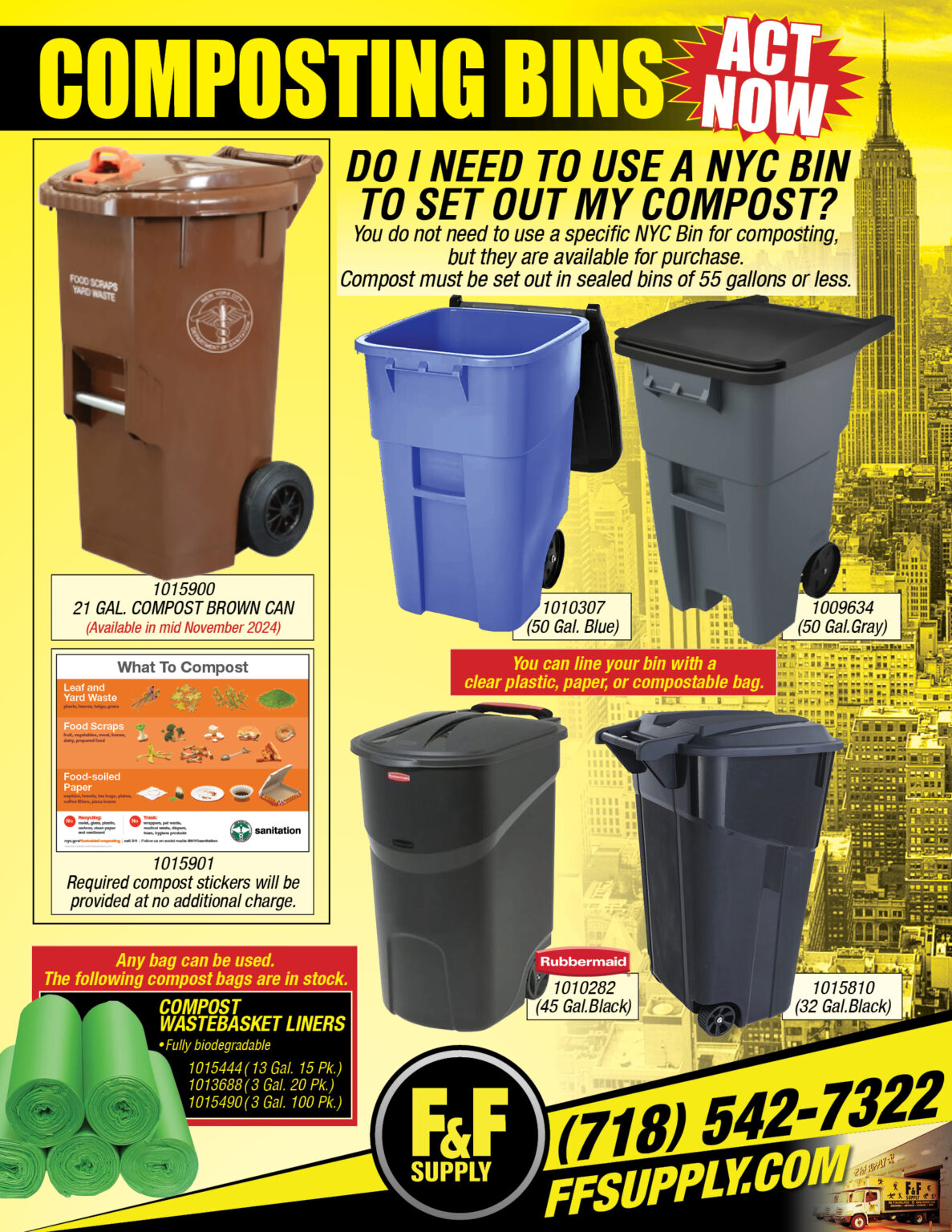 Composting Bins - F&F Supply